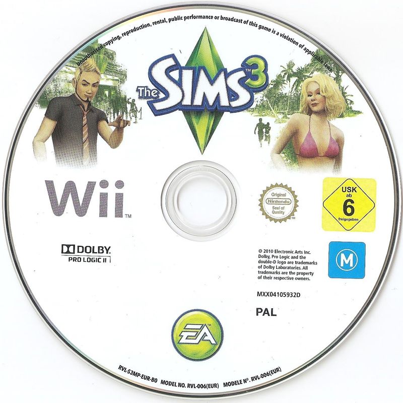 The Sims 3 cover or packaging material - MobyGames