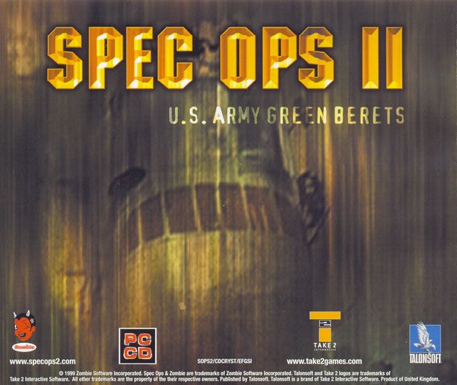 Spec Ops II: Green Berets cover or packaging material - MobyGames