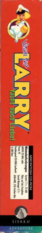 Leisure Suit Larry: Love for Sail! cover or packaging material - MobyGames
