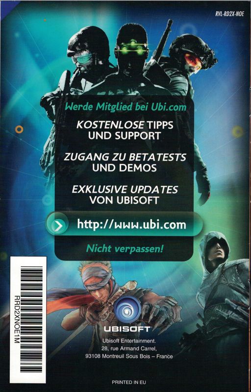 Red Steel 2 cover or packaging material - MobyGames