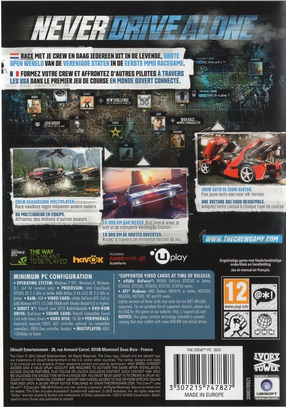 The Crew cover or packaging material - MobyGames