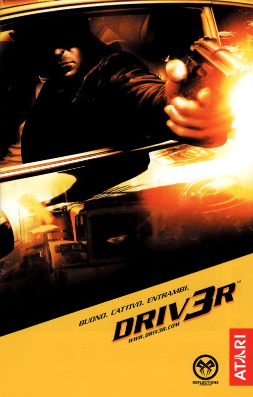Driv3r cover or packaging material - MobyGames