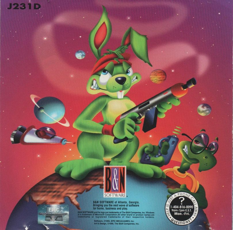 Jazz Jackrabbit: CD ROM Jazz Trilogy cover or packaging material ...