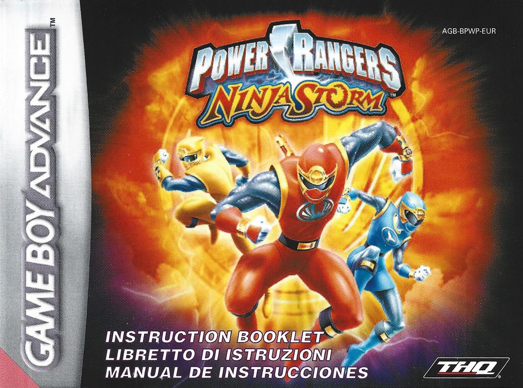 Power Rangers: Ninja Storm cover or packaging material - MobyGames