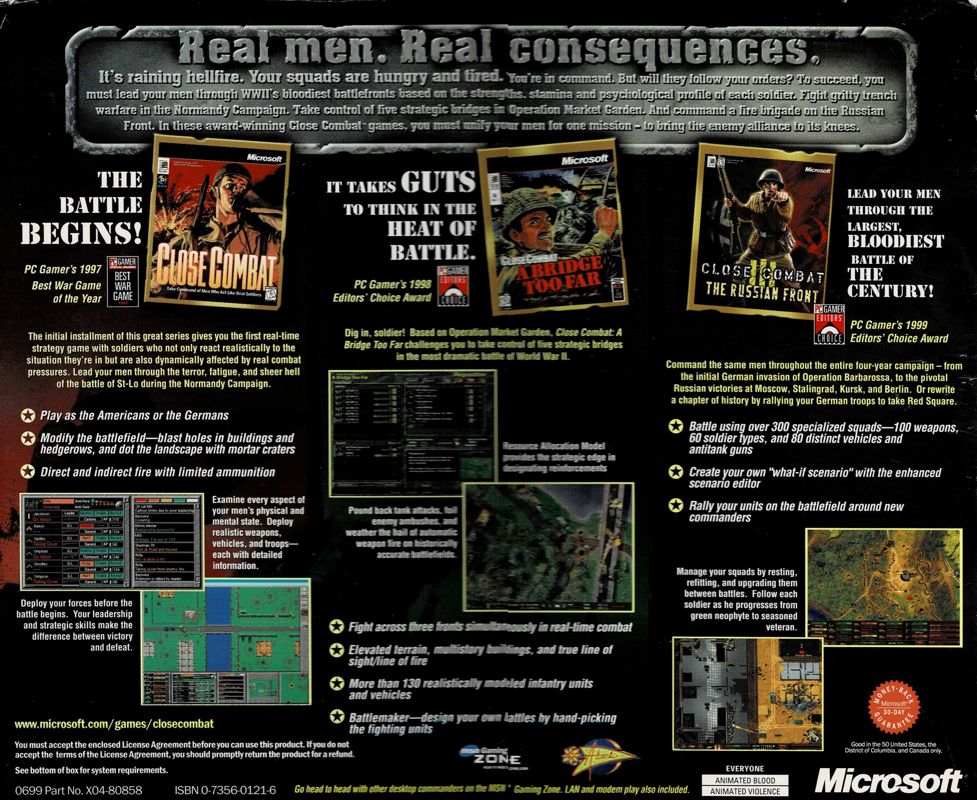 Close Combat Trilogy cover or packaging material - MobyGames