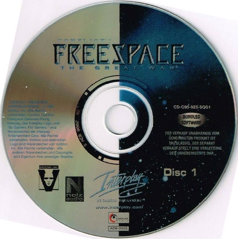 Descent: Freespace - The Great War cover or packaging material - MobyGames