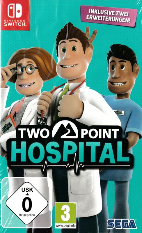 Two Point Hospital cover or packaging material - MobyGames