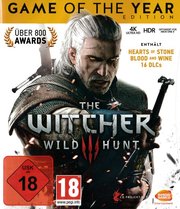 The Witcher 3: Wild Hunt - Complete Edition cover or packaging material - MobyGames