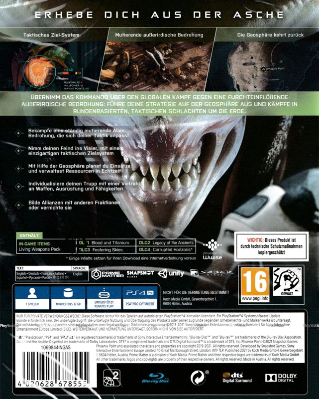 Phoenix Point: Behemoth Edition cover or packaging material - MobyGames