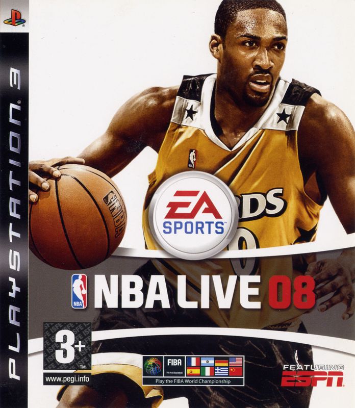 NBA Live 08 cover or packaging material - MobyGames