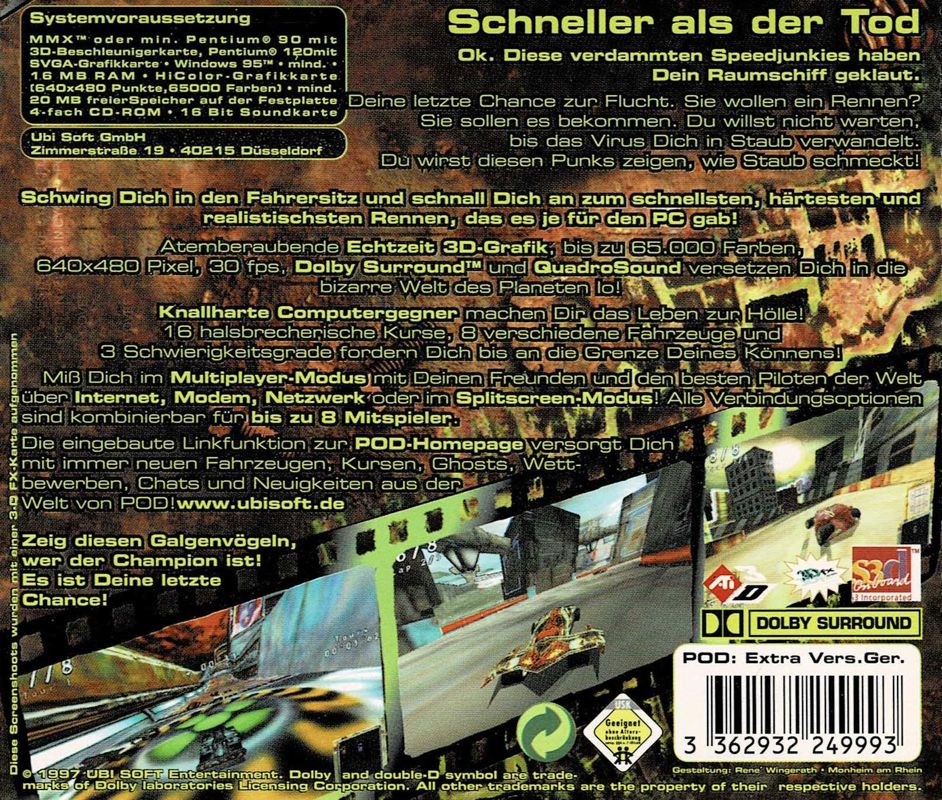 POD cover or packaging material - MobyGames