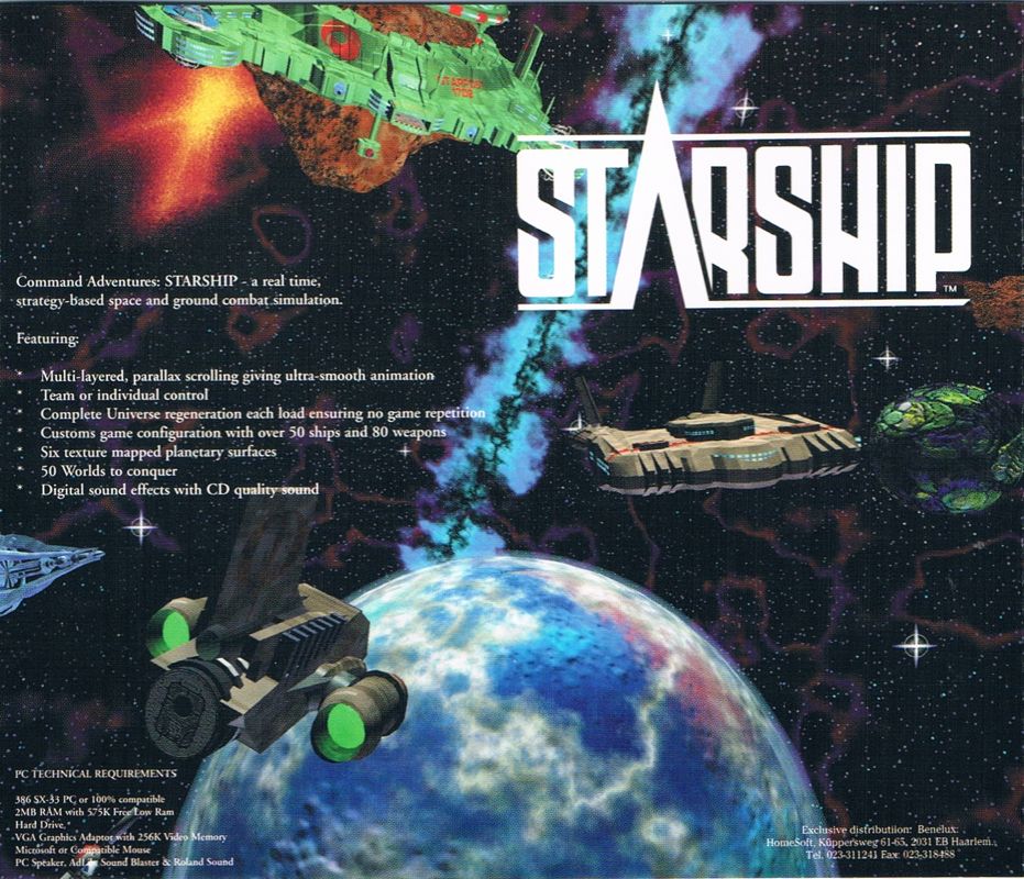 Command Adventures: Starship cover or packaging material - MobyGames