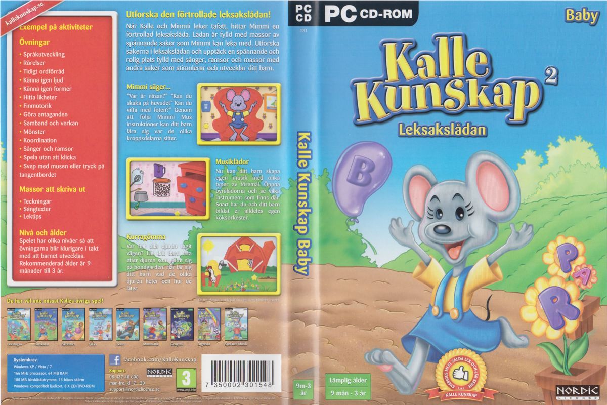 Reader Rabbit: Playtime for Baby cover or packaging material - MobyGames