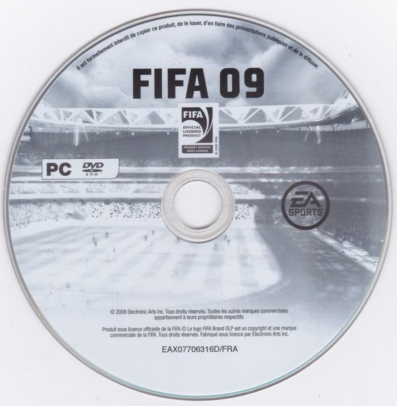FIFA Soccer 09 cover or packaging material - MobyGames