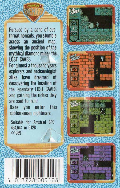 Lost Caves cover or packaging material - MobyGames