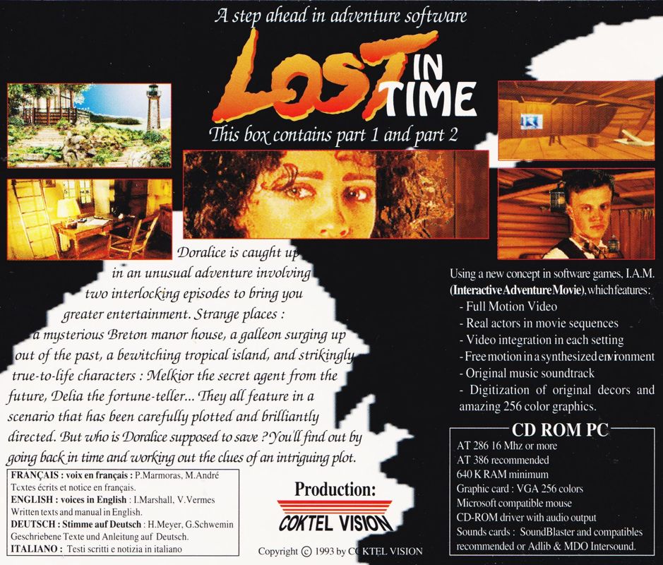 Lost in Time cover or packaging material - MobyGames