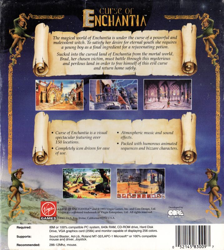 Curse of Enchantia cover or packaging material - MobyGames