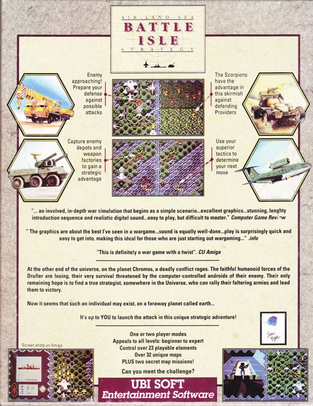 Battle Isle cover or packaging material - MobyGames