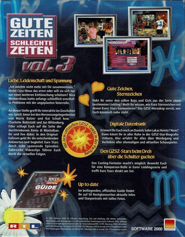 Gute Zeiten - Schlechte Zeiten: Volume 3 cover or packaging material ...