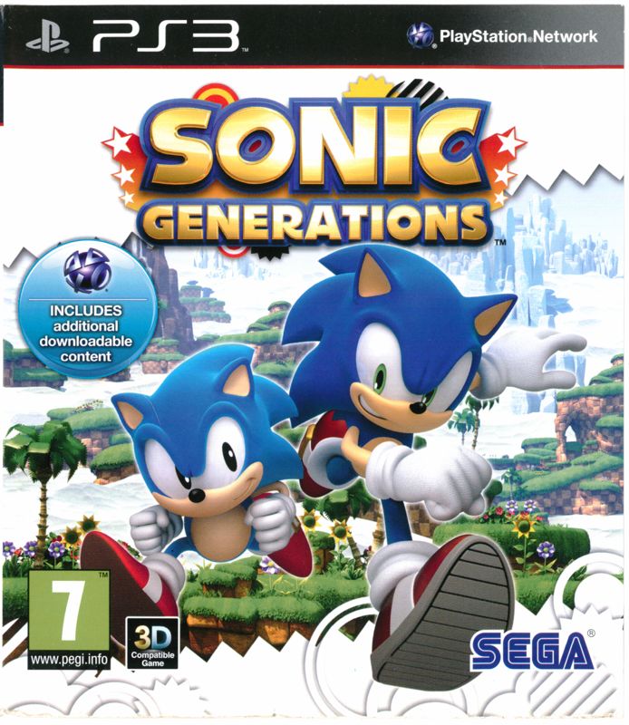 Sonic Generations cover or packaging material - MobyGames