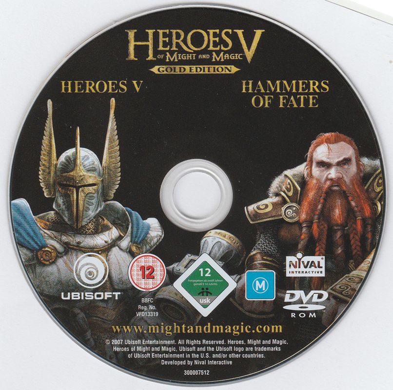 Heroes of Might and Magic V: Gold Edition cover or packaging material ...
