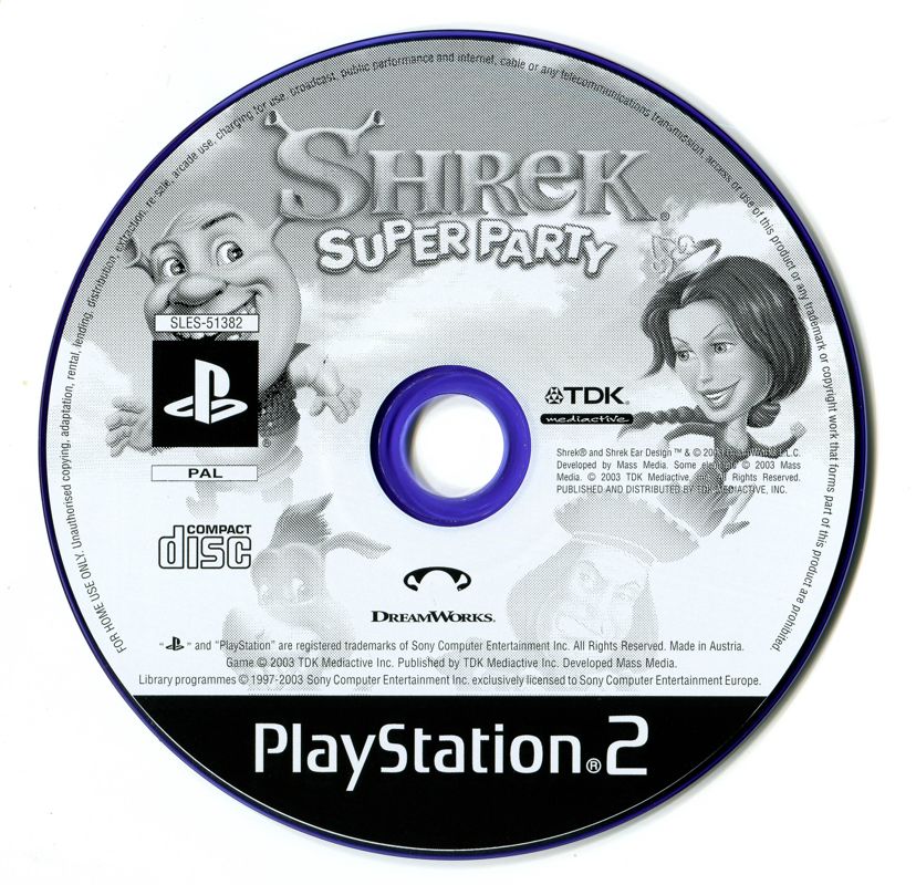 Shrek: Super Party cover or packaging material - MobyGames