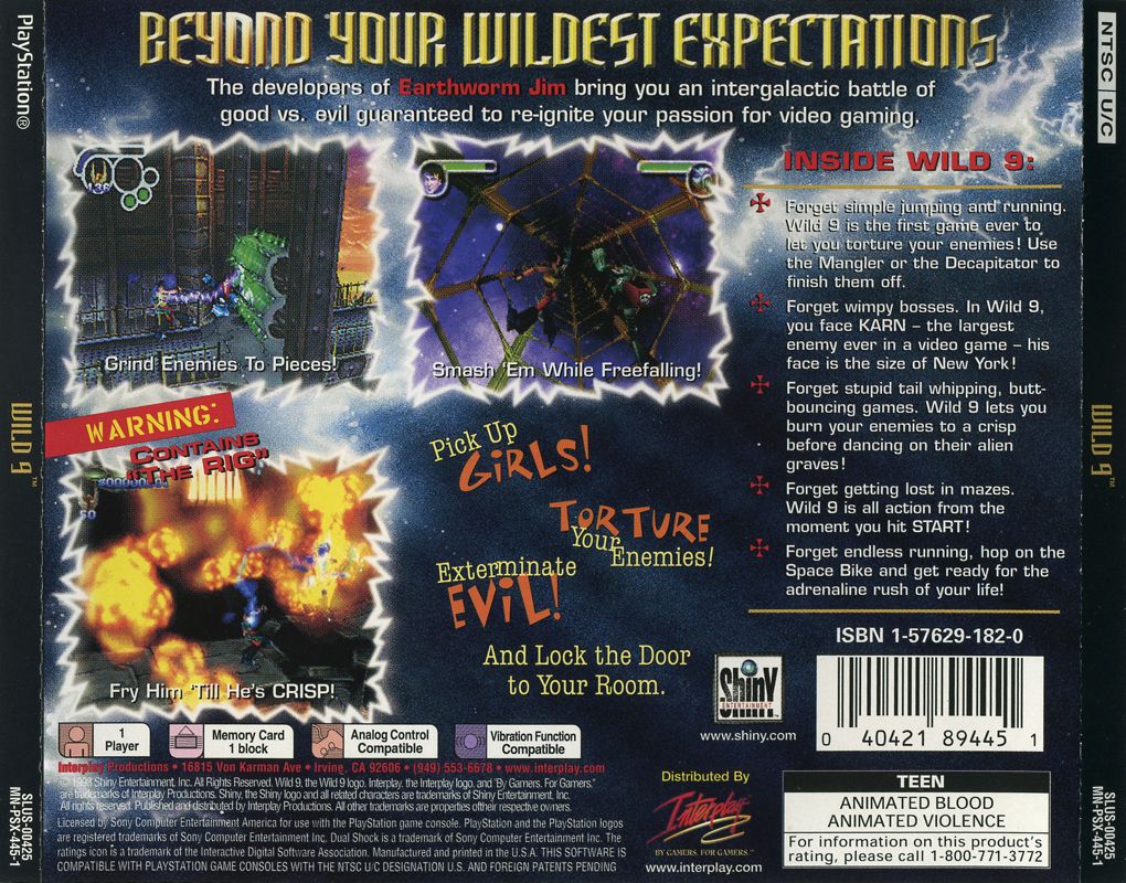 Wild 9 cover or packaging material - MobyGames