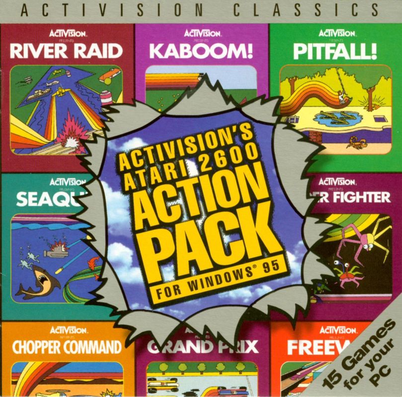 Activision's Atari 2600 Action Pack cover or packaging material - MobyGames