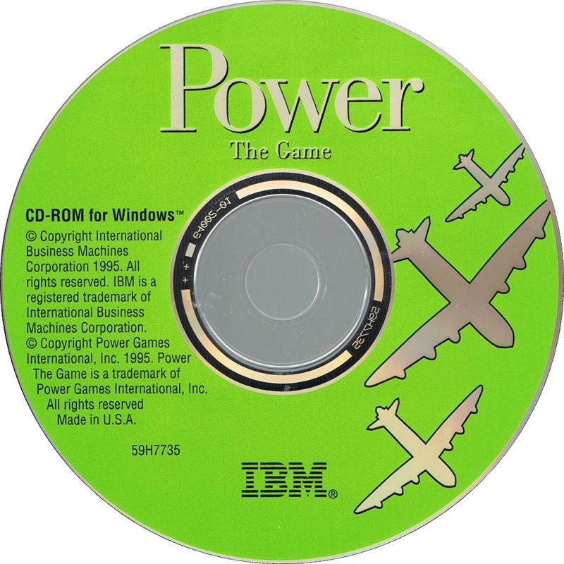 Power: The Game cover or packaging material - MobyGames