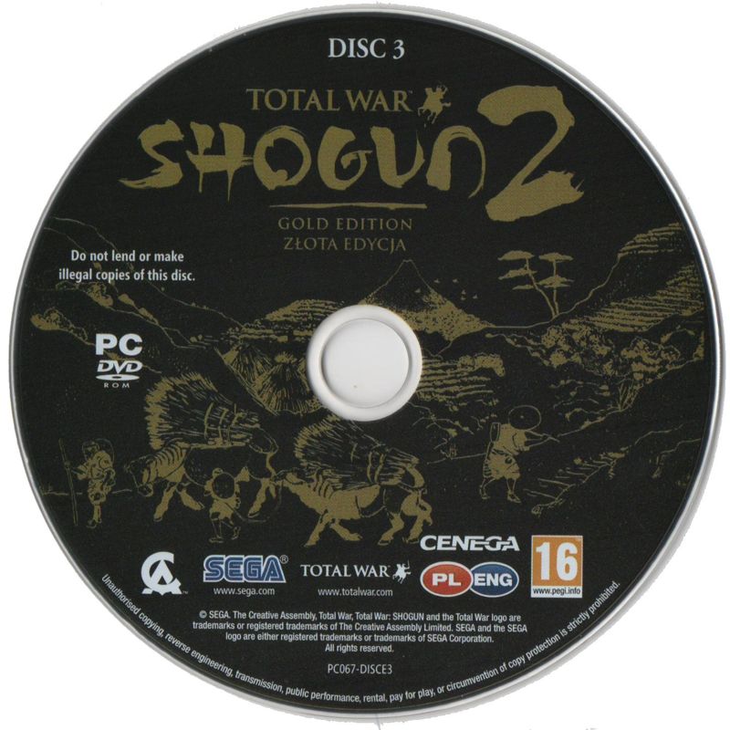 Total War: Shogun 2 - Gold Edition cover or packaging material - MobyGames