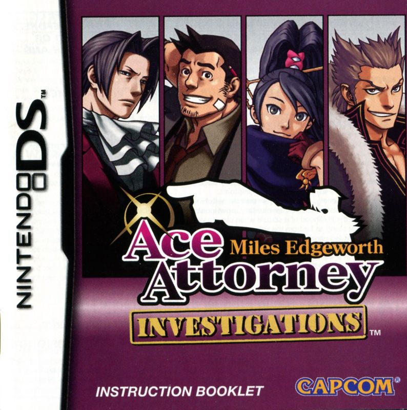 Ace Attorney Investigations: Miles Edgeworth cover or packaging ...