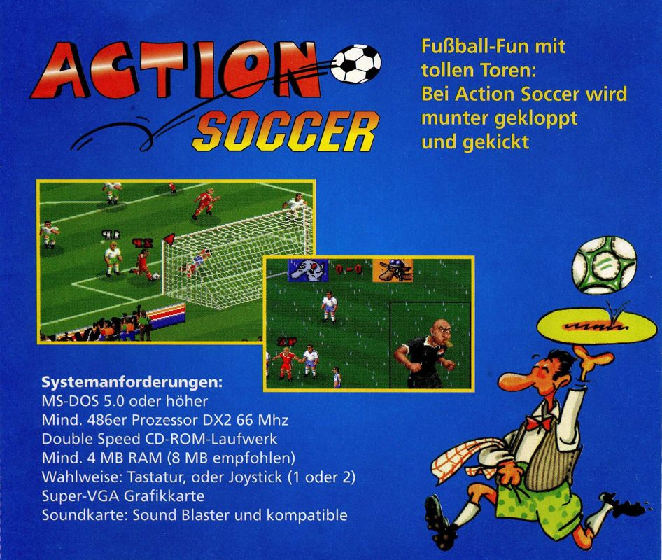 Action Soccer cover or packaging material - MobyGames
