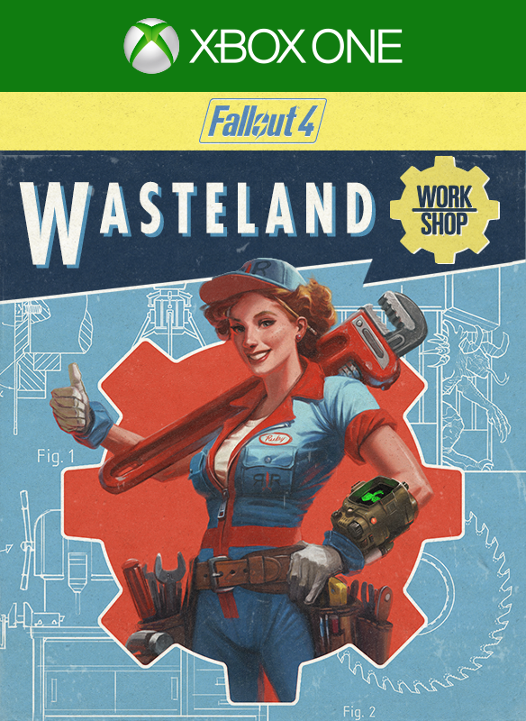 Fallout 4: Wasteland Workshop cover or packaging material - MobyGames