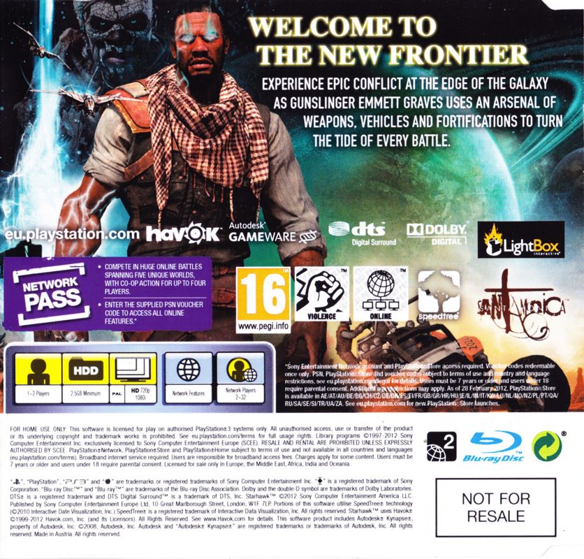 Starhawk cover or packaging material - MobyGames