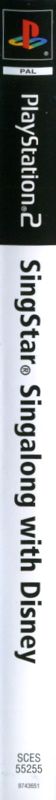 SingStar: Singalong with Disney cover or packaging material - MobyGames