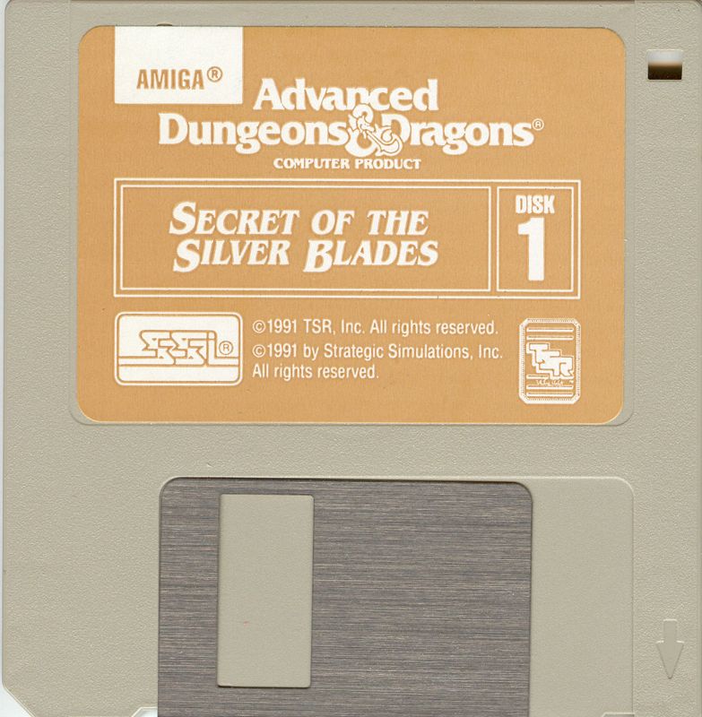 Secret of the Silver Blades cover or packaging material - MobyGames