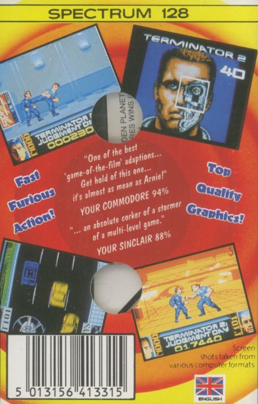 Terminator 2: Judgment Day cover or packaging material - MobyGames