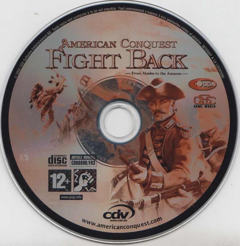 American Conquest: Fight Back cover or packaging material - MobyGames