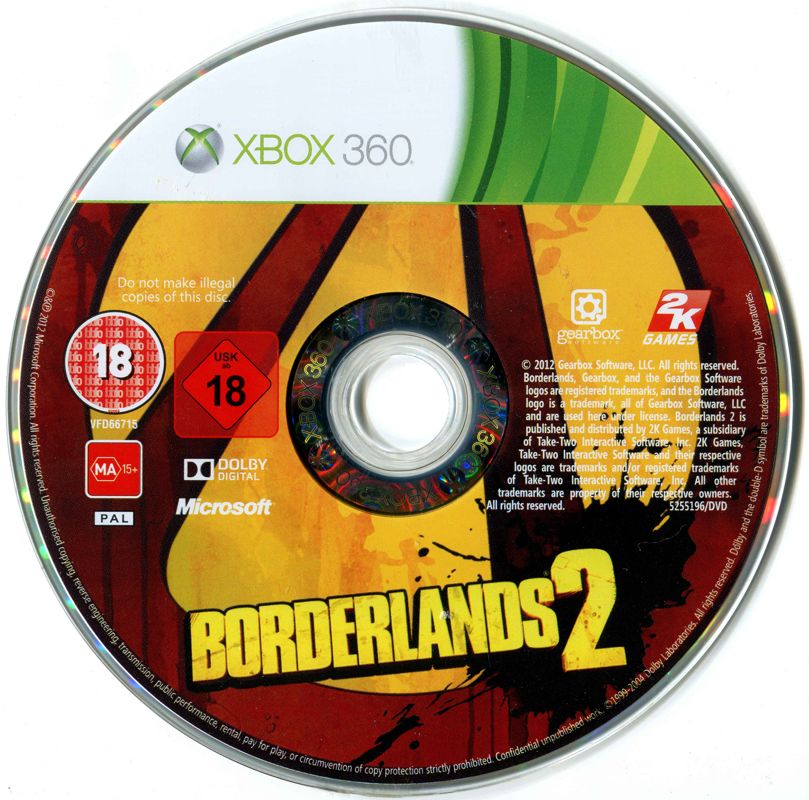 Borderlands 2 cover or packaging material - MobyGames