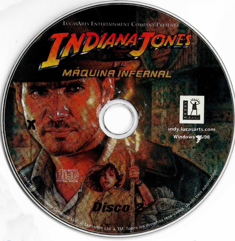 Indiana Jones and the Infernal Machine cover or packaging material ...