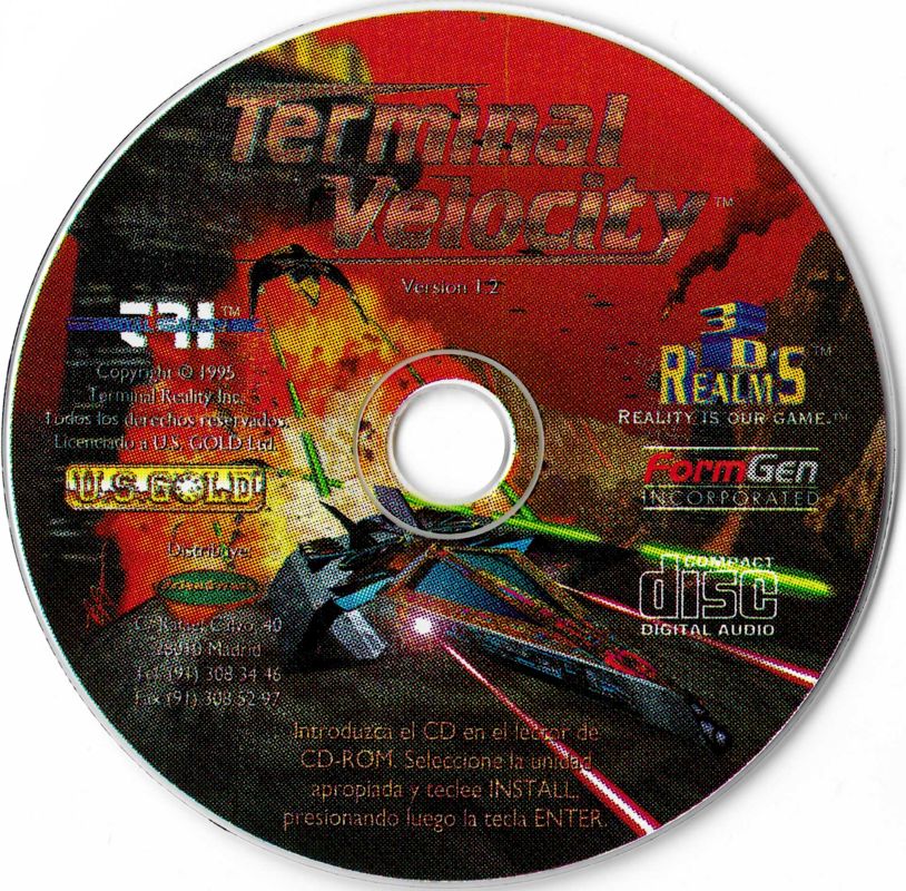 Terminal Velocity cover or packaging material - MobyGames