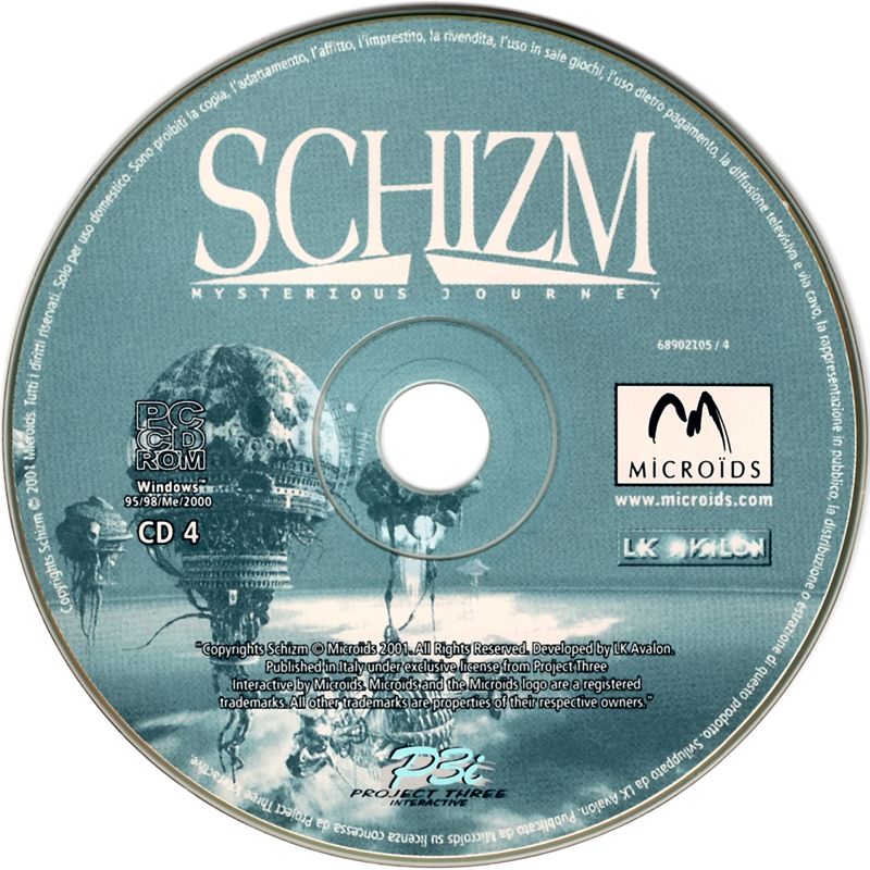 Schizm: Mysterious Journey cover or packaging material - MobyGames