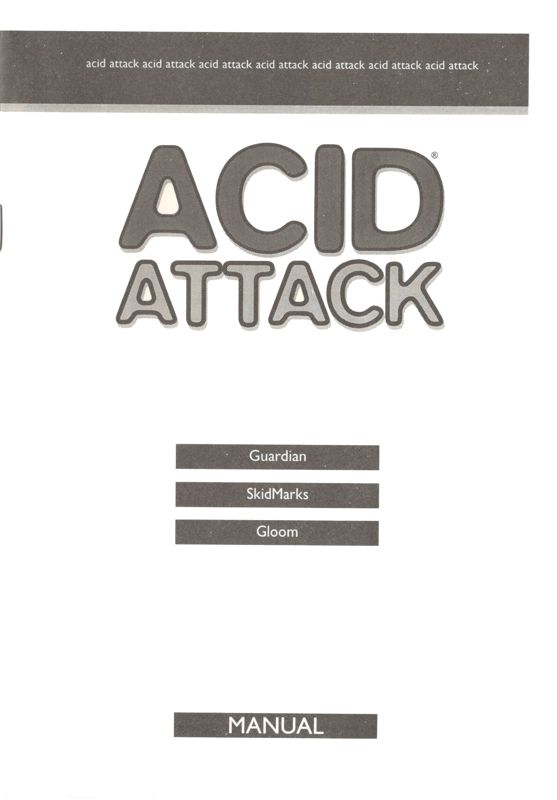 Acid Attack cover or packaging material - MobyGames
