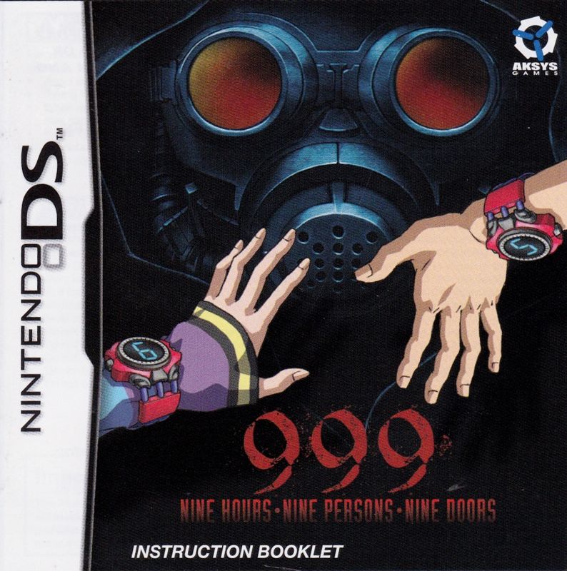 999: Nine Hours · Nine Persons · Nine Doors cover or packaging material ...