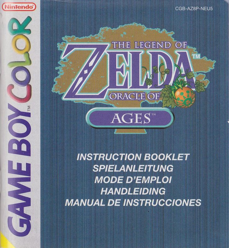 The Legend of Zelda: Oracle of Ages cover or packaging material - MobyGames