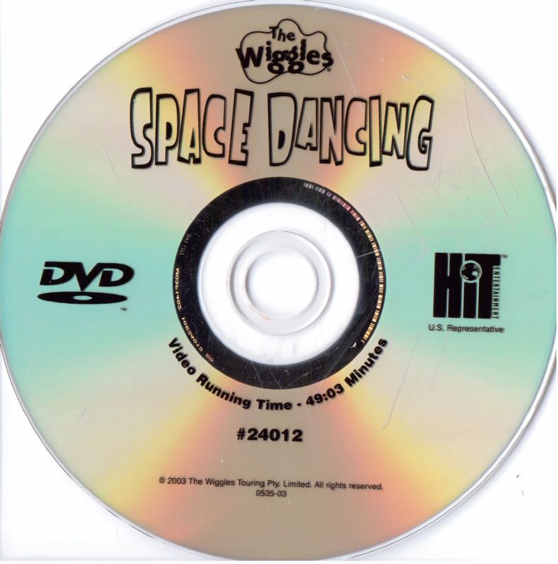 The Wiggles: Space Dancing (included game) cover or packaging material ...