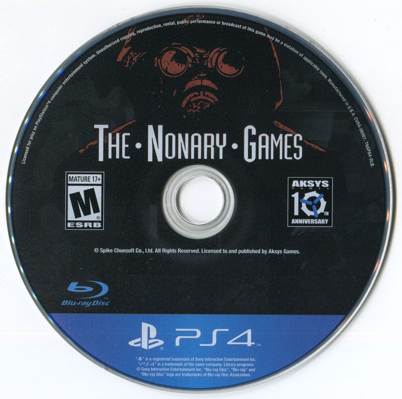 Zero Escape: The Nonary Games cover or packaging material - MobyGames