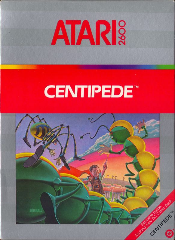 Centipede cover or packaging material - MobyGames