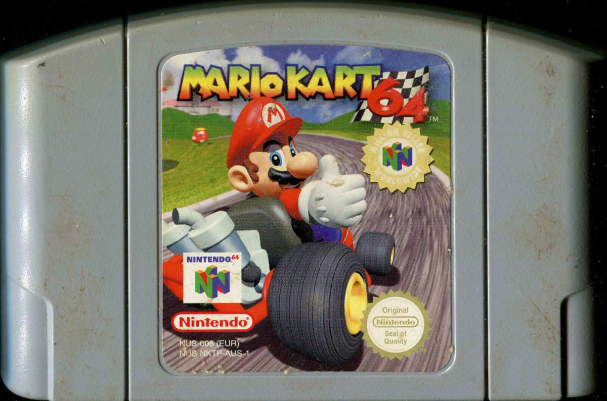 Mario Kart 64 cover or packaging material - MobyGames