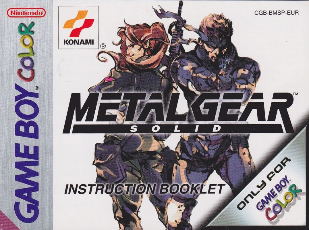 Metal Gear Solid cover or packaging material - MobyGames